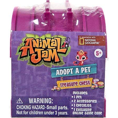 Animal Jam Adopt a Pet Treasure Chest Sealed Mystery Box of 24 Chests Game Code