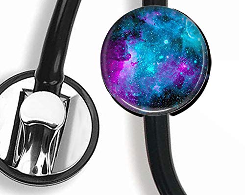 DuDu- Starry Sky - Stethoscope Tag,Steth ID Tag,Nurse Badge