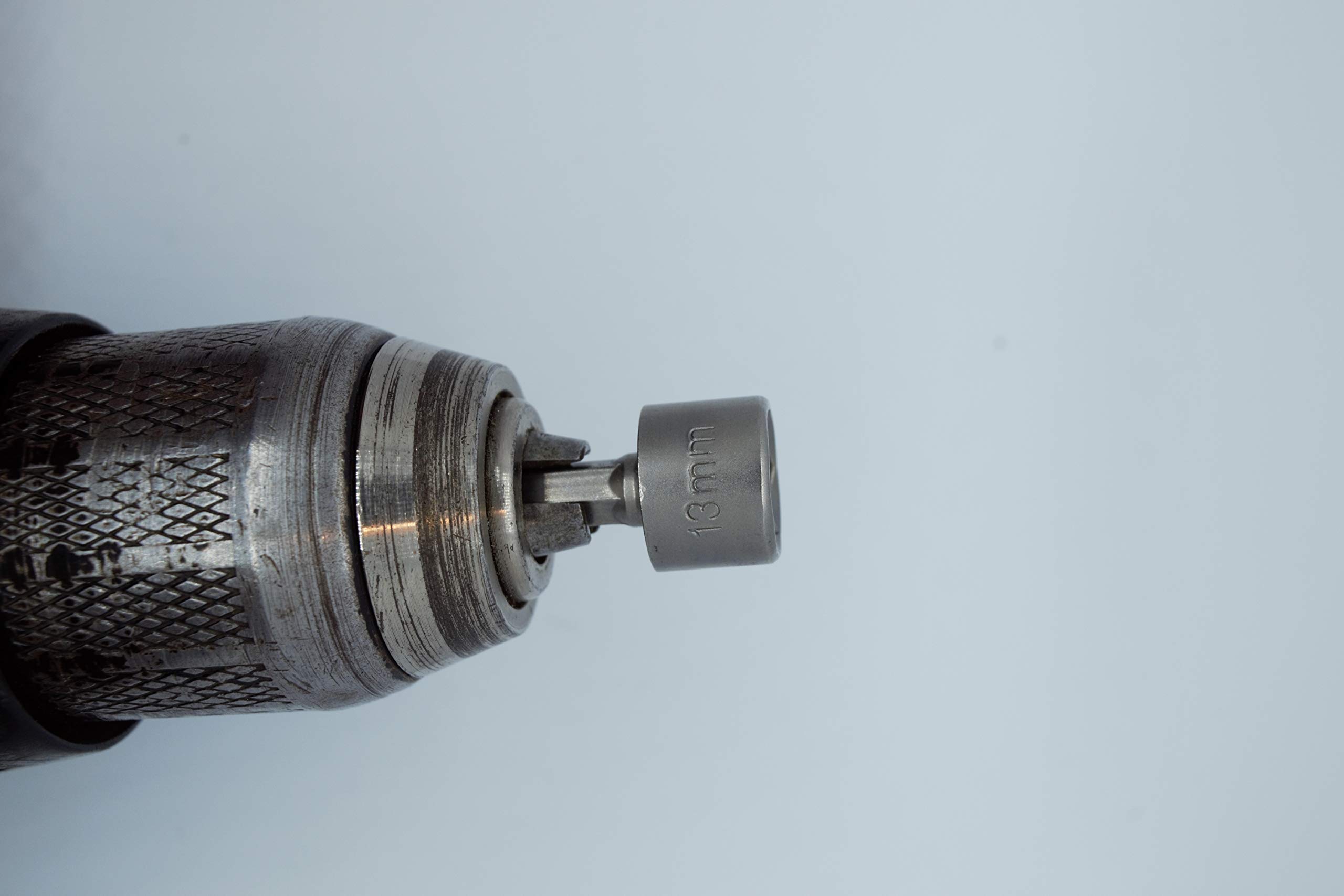 Outback Element® 1/4" Quick-Change Hex Shank Sockets 13mm Magnetic Nut Setter Driver Drill Bit, 39mm Length, Metric