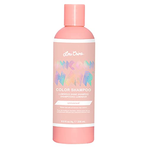 Lime Crime Unicorn Hair Color Shampoo, Universal for All Hair Dyes & Tints - Color-Depositing & Revitalizing Shampoo to Boost Shine - Conditions without Stripping & Protects Color-Treated Hair