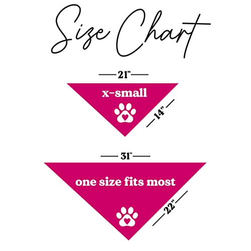 I Bite Racists Dog Bandana (259 Hot Pink, One Size)