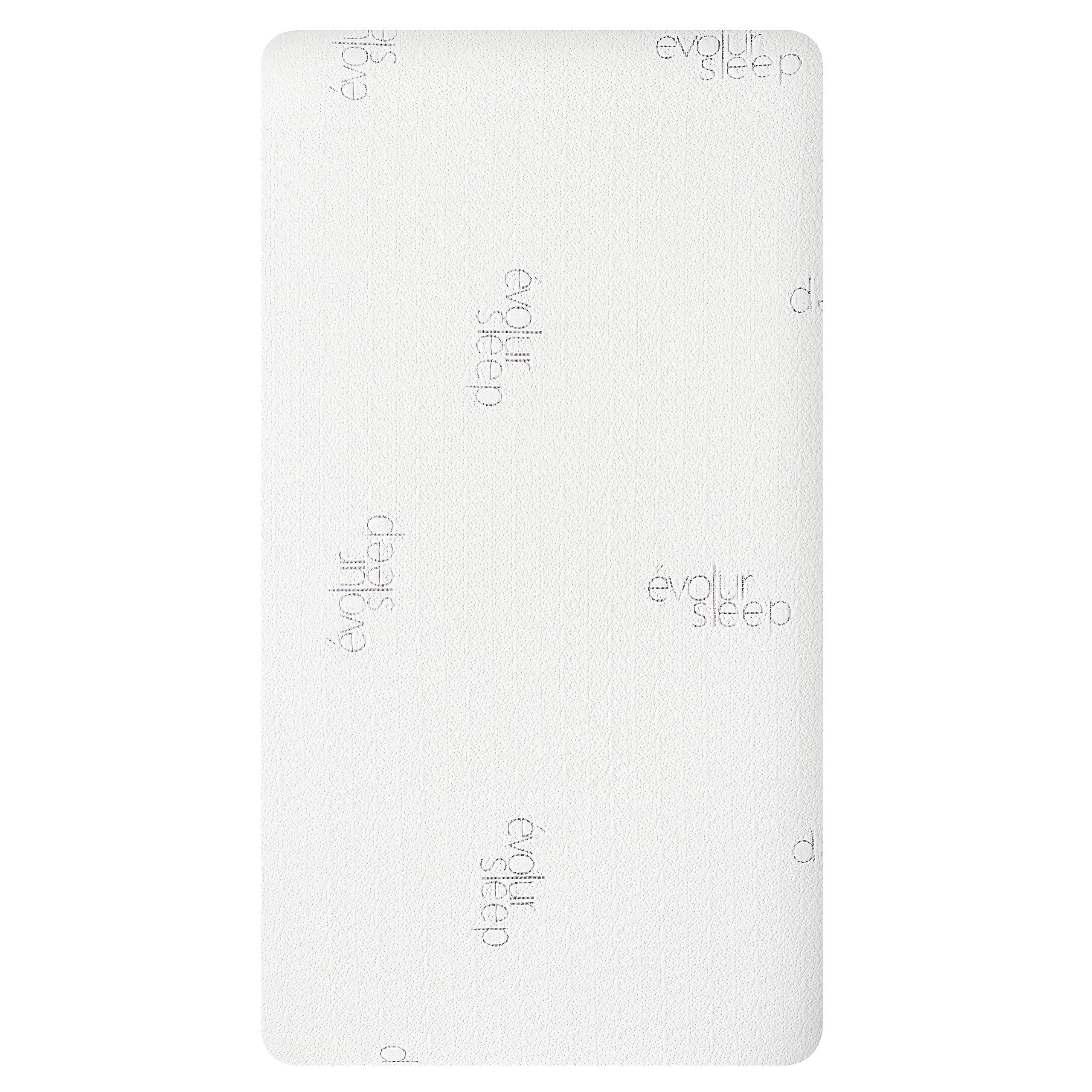 Evolur Full Size Crib Tencel Waterproof Mattress Protector Pad and Fitted Sheet, Purple, Pack of 2