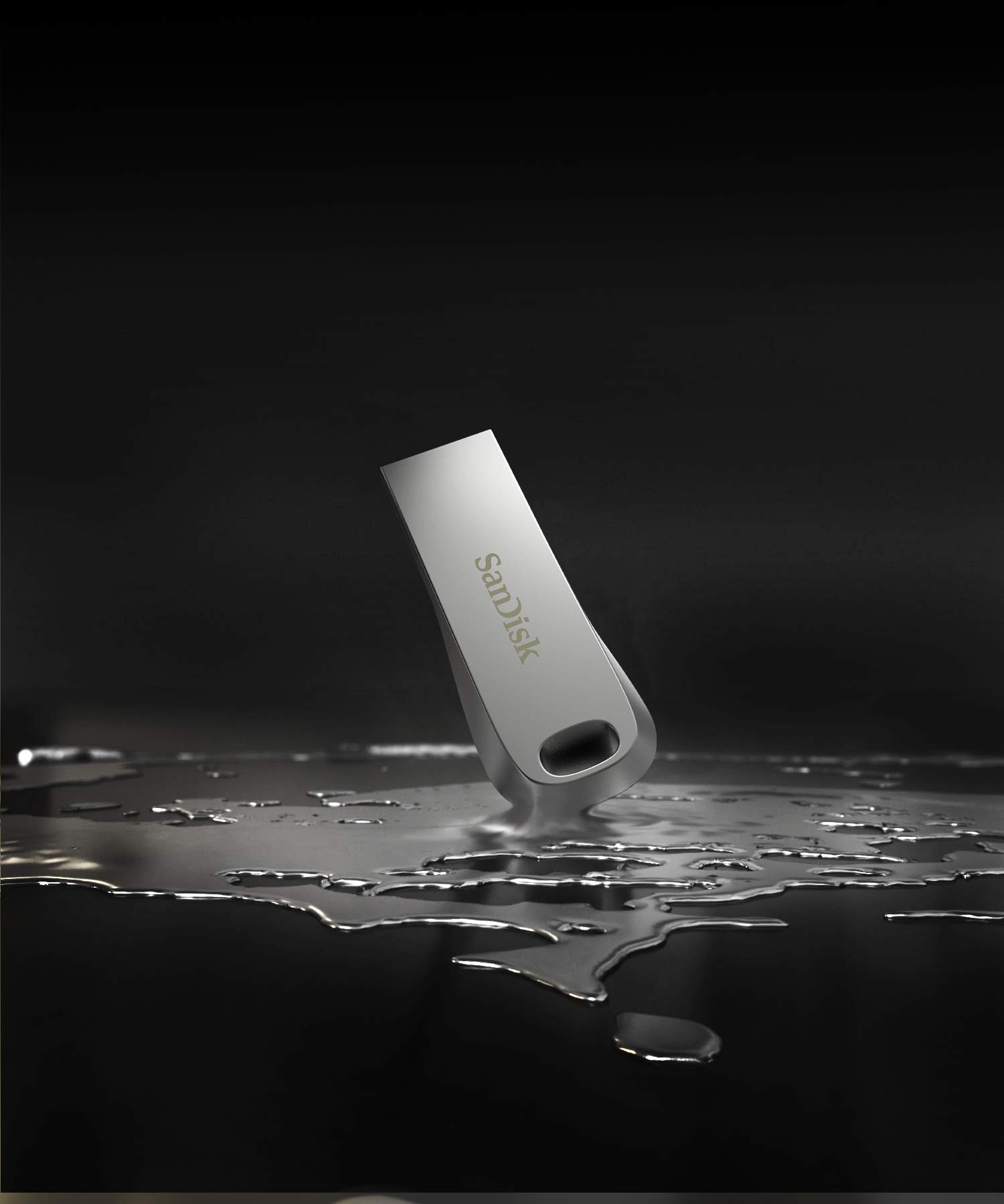 SanDisk 64GB Ultra Luxe USB 3.1 Gen 1 Flash Drive - SDCZ74-064G-G46, Black