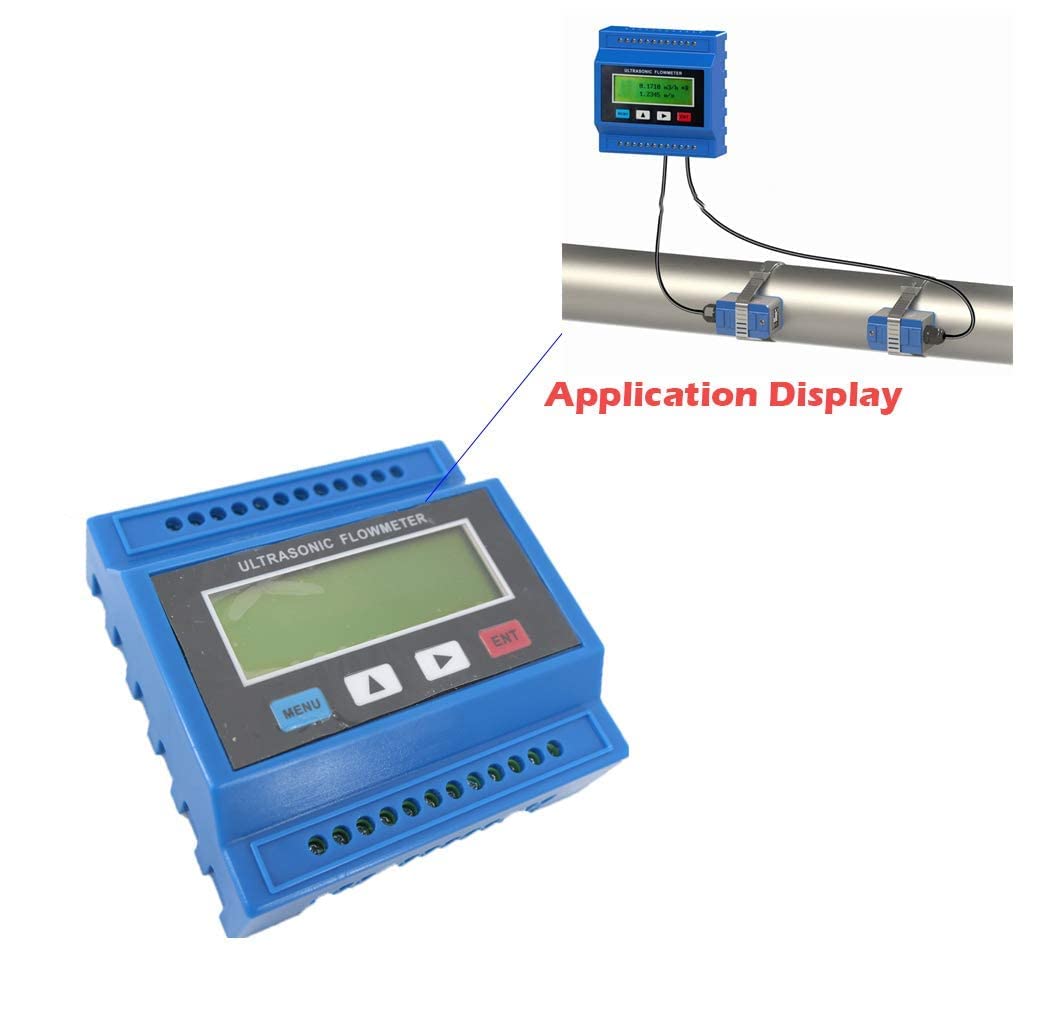 Ultrasonic Flowmeter Module Flow Meter TUF-2000M with TM-1 Transducer for Pipe Diameter DN50 to 700mm