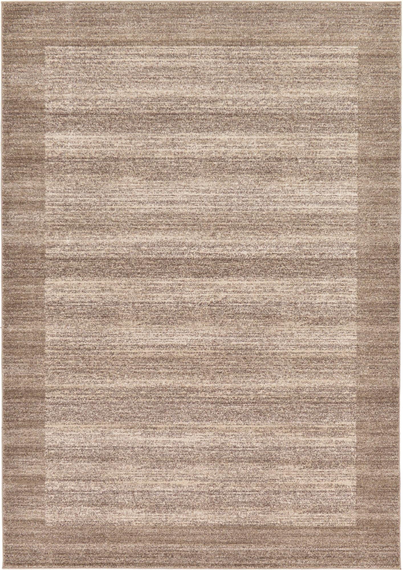 Rugs.com Angelica Collection Rug β 7' x 10' Beige Medium Rug Perfect for Bedrooms, Dining Rooms, Living Rooms