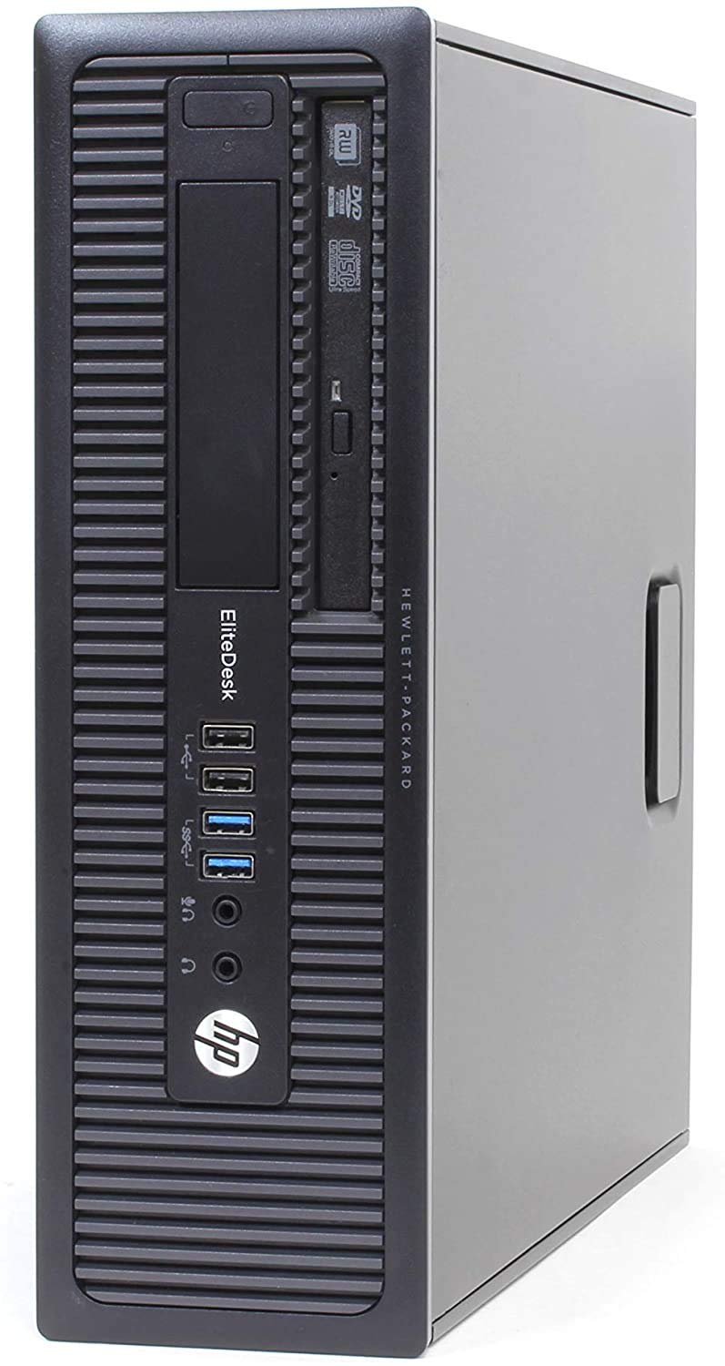 HP EliteDesk 800 G1 Small Form Desktop Computer Tower PC (Intel Quad Core i7-4770, 16GB Ram, 240GB Solid State SSD, WiFi) Win 10 Pro Dual Monitor Support HDMI + VGA (Renewed)