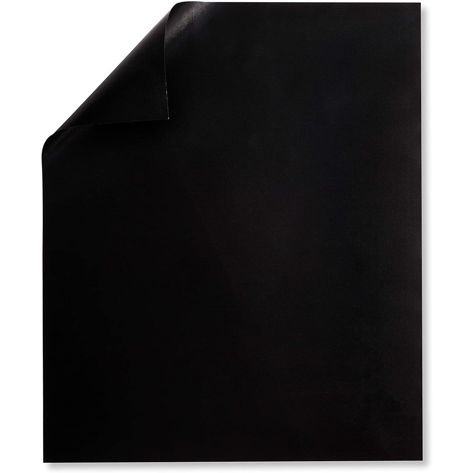 5-Pack Non Stick Reusable Oven Liners, Black Heavy Duty Heat Resistant Mats 15.7"x19.7"