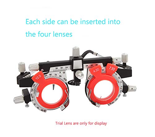 Optometry Optician Fully Adjustable Trial Frame Optical Trial Lens Frame Eye Optometry Optician Eye Test Glasses Optical Titanium Trial Eye Optometry Lens Frame Text Optician