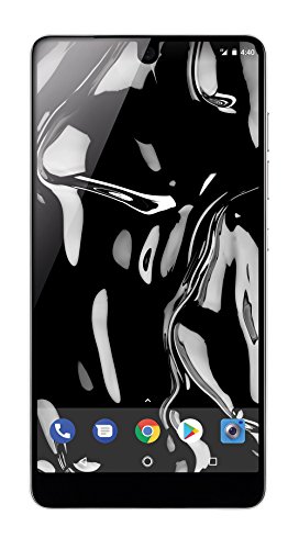 Essential Phone in Pure White – 128 GB Unlocked Titanium and Ceramic phone with Edge-to-Edge Display