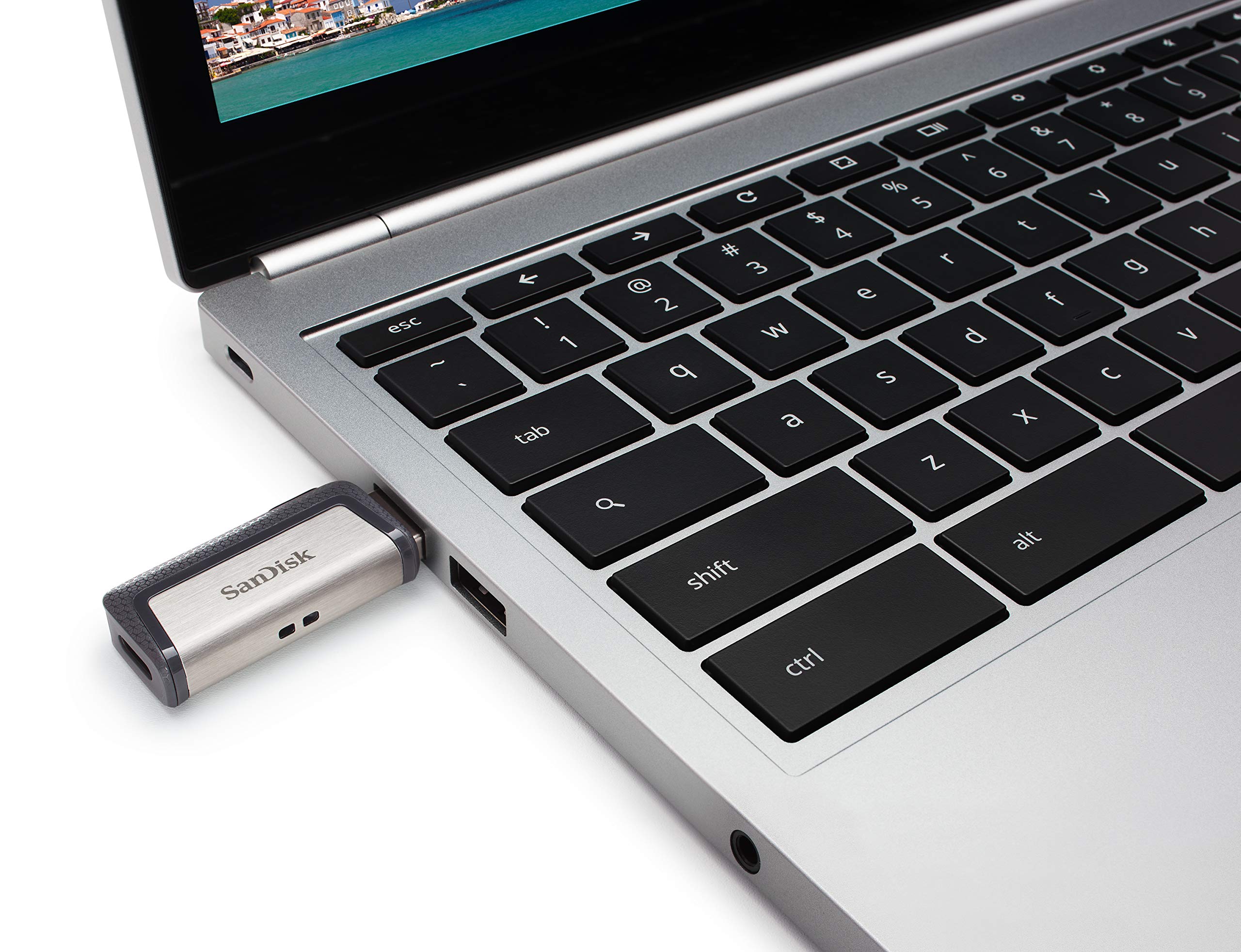 SanDisk 64GB Ultra Dual Drive USB Type-C - USB-C, USB 3.1 - SDDDC2-064G-G46, Grey/Silver & 32GB Ultra Dual Drive USB Type-C - USB-C, USB 3.1 - SDDDC2-032G-G46