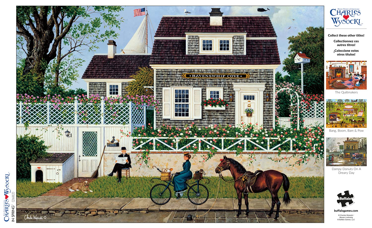Buffalo Games - Charles Wysocki - in Spring - 300 Large Piece Jigsaw Puzzle