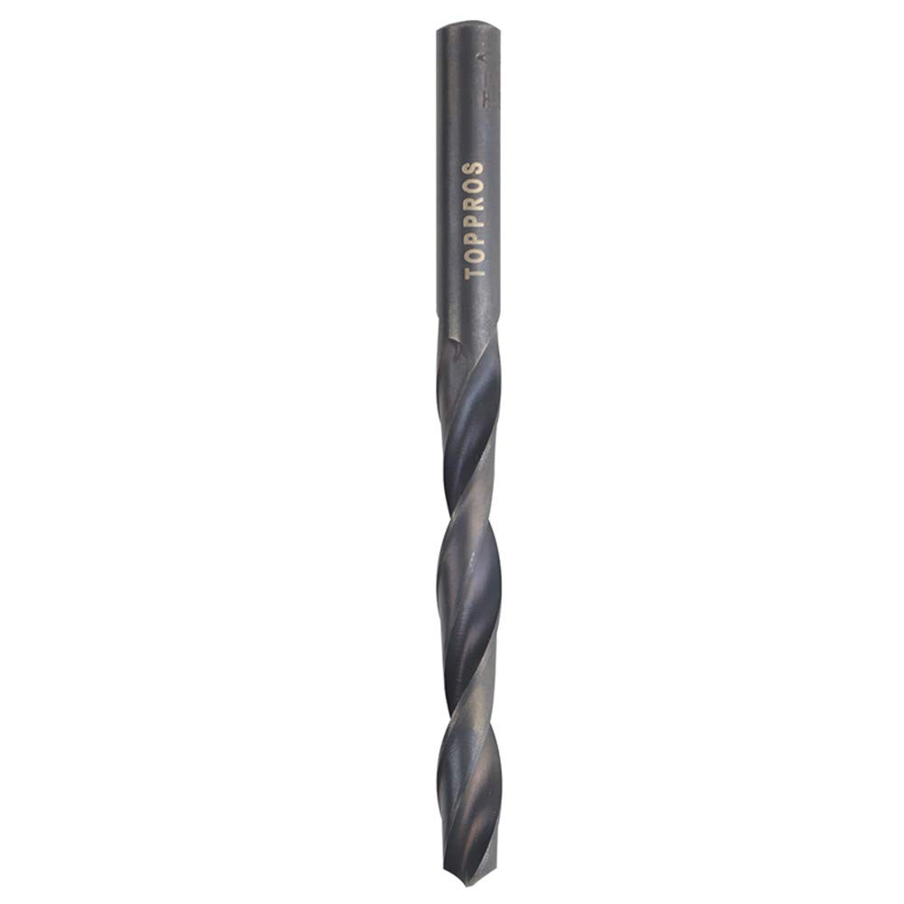 TOPPROS Straight Shank11mm Dia Split Point Tip HSS High Speed Steel Twist Drill Bit