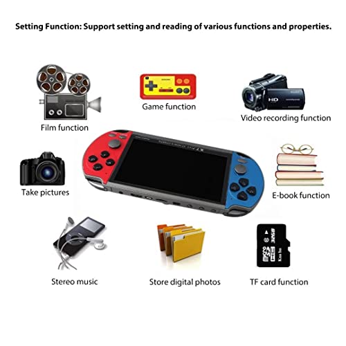 5.1" 8GB 128Bit Portable Handheld Video Game Console Player,A Large Variety of Supporting Formats for Music, Photos and Videos