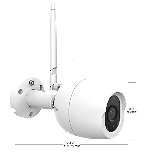 Energizer Connect Smart 1080p HD Certified Weatherproof Outdoor Camera with Remote Access, Motion Alerts, 2 Way Audio and Night Vision | Compatible with Alexa and Google Assistant