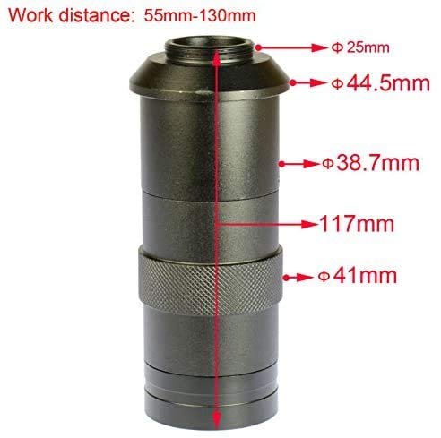 HAYEAR 16MP 1080P HDMI Digital Microscope Camera Set 8X-100X Magnification Zoom Lens 40LED Adjust Illumination Stereo Bracket Platform