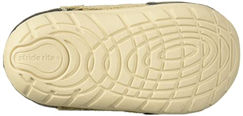 Stride Rite baby boys Soft Motion Rhett Athletic Sneaker, Tan, 5 Wide Toddler US