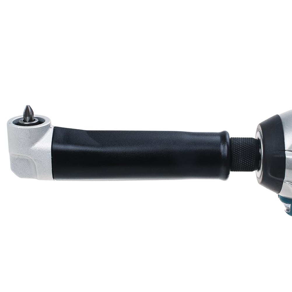 AUTOTOOLHOME Right Angle Drill Driver 90 Degree Impact Driver Right Angle Drill Attachment Minimum Reach of 1.3 in. Tight Space High Torque