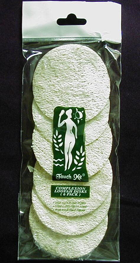 36 Loofah Loofa Facial Complexion Skin Discs Pads (Set of 6 Bags, Each Bag has 6 disks)