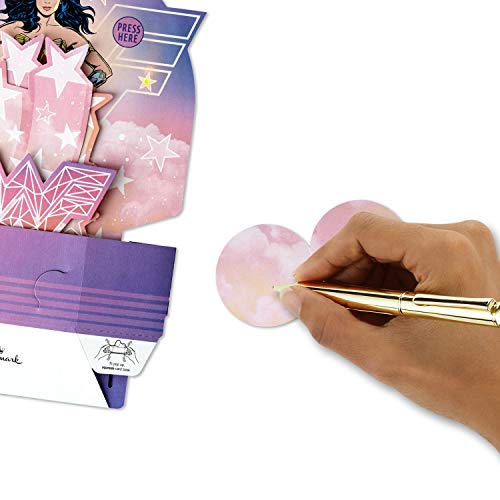 Hallmark Wonder Woman Paper Wonder Pop Up Musical Birthday Card (Plays Wonder Woman Theme)