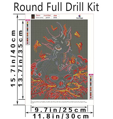 Diamond Painting Kits,Diamond Art Kit for Adults,5D Round Diamond Painting Kit Full Drill for Gift,Wall Décor