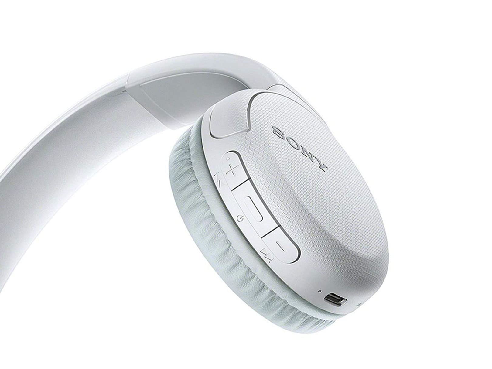 Sony Wireless Headphones WH-CH510: Wireless Bluetooth On-Ear Headset with Mic for phone-call, White (Amazon Exclusive) (Renewed)