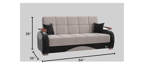 Ottomanson Yafah Collection, Sofabed, Grey