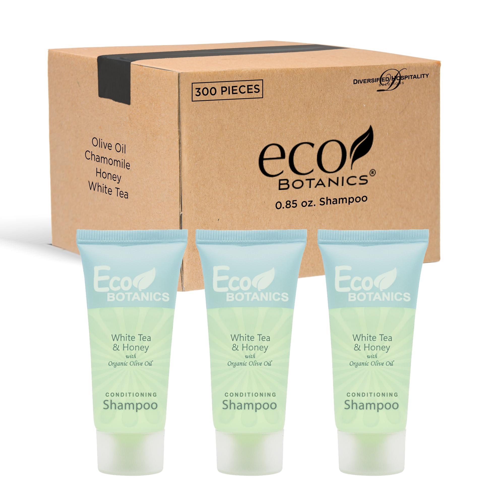 Eco Botanics Travel-Size Hotel Conditioning Shampoo 0.85 oz (Case of 300)