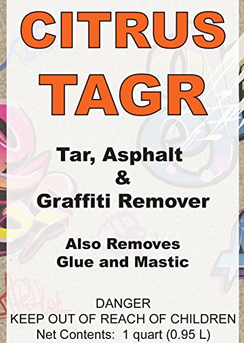 Detco -Citrus TAGR (Tar,Asphalt, & Graffiti) Remover- D-Limonene Citrus Orange Cleaner, Degreaser & Deodorizer- 32 oz