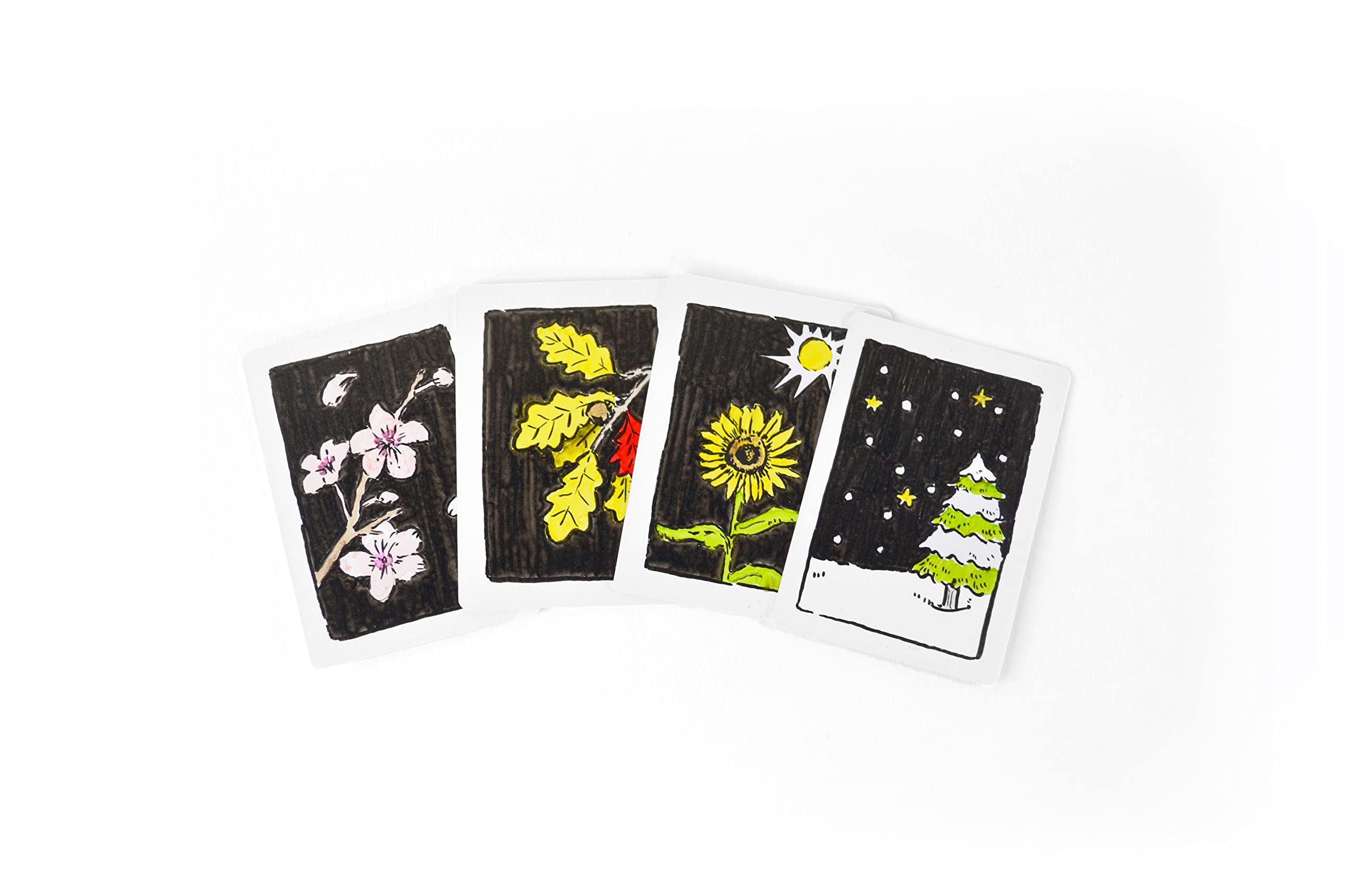 Apostrophe Games Miniature Blank Playing Cards (Matte Finish) 200 Blank Cards, 2.68" x 1.75", Half Size Poker Cards, Flash Cards, Board Game Cards