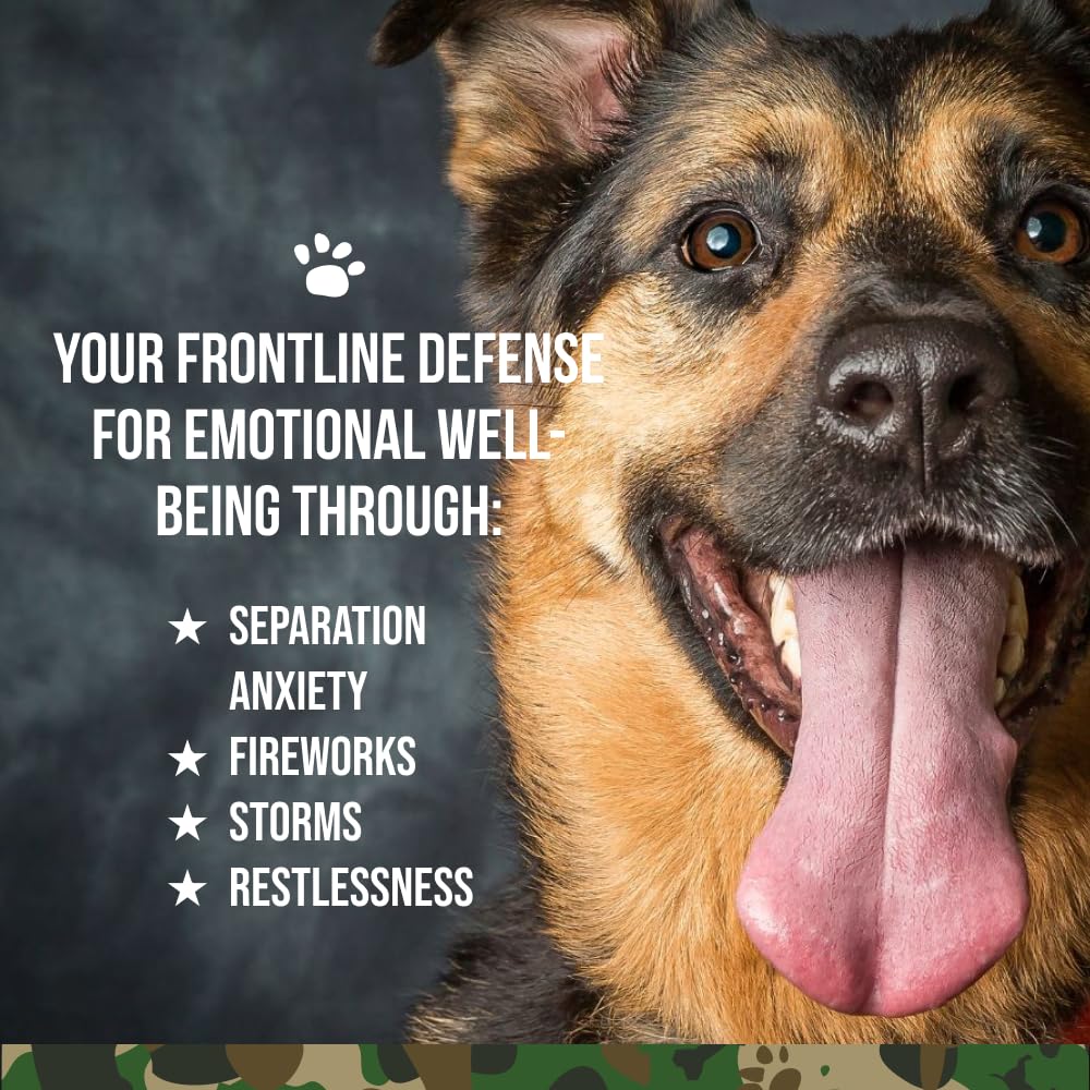 O.G.B. Operation Good Boy - SRE: Calming Supplement for Pets - 90 Count Soft Chews - 12.7oz - Alleviates Anxiety and Promotes Relaxation - Made Natural Ingredients - Veteran Owned