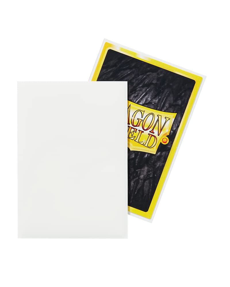 Arcane Tinmen Dragon Shield Japanese Size Card Sleeves – White 60CT – Card Sleeves are Smooth & Tough – Compatible with Pokemon, Yugioh, and More, (AT-10605)
