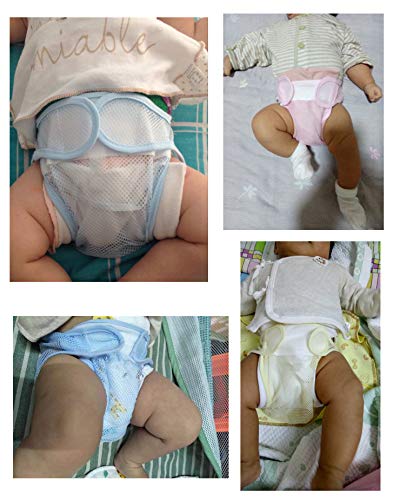 WOIWO 3 PCS Baby Learning Pants Mesh Diaper Pants Breathable To Wash Newborn Diaper Bag Cover Baby Diaper Bag