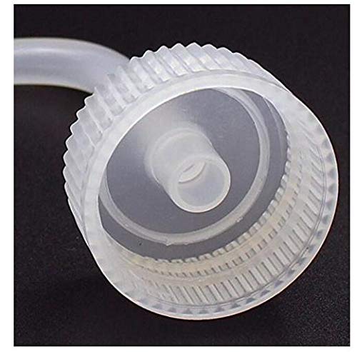 SYBL 2Pcs 150ml 5oz Safety Wash Bottle with Bent Tip Narrow Mouth Plastic Squeeze Watering Containers Label Tattoo Wash Bottle