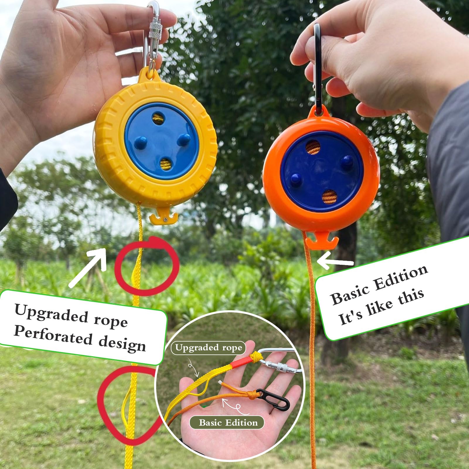Retractable Clothesline, 26 Feet Portable Clothesline,Clothes Line Retracting Indoor,Travel Hotel Camping 、Cruise Ship、 Backyard 、Outdoor/Indoor,Fv Clothesline,with Windproof Hanging Hole(1 Piece)