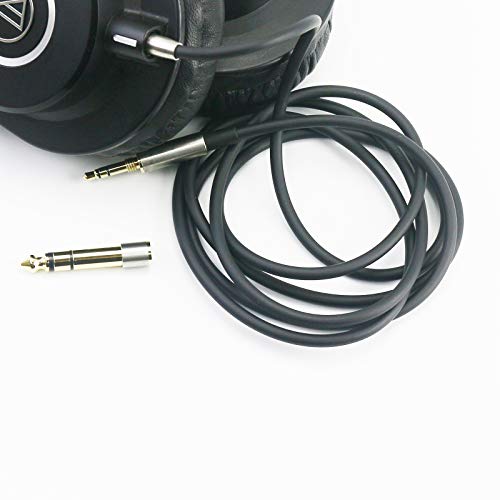 NewFantasia Replacement Audio Upgrade Cable Compatible with Audio Technica ATH-M50x, ATH-M40x, ATH-M70x, ATH-M60X Headphones 1.2meters/4feet