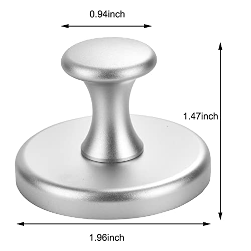 Bathroom Towel Hooks ,Aluminum Coat Robe Hangers,Tape or Screw Install, Heavy Duty Wall Hooks, Wall Mounted Shower Hooks for Clothes Hanging Bathroom Kitchen,2 Packs-Silver Matte Finish