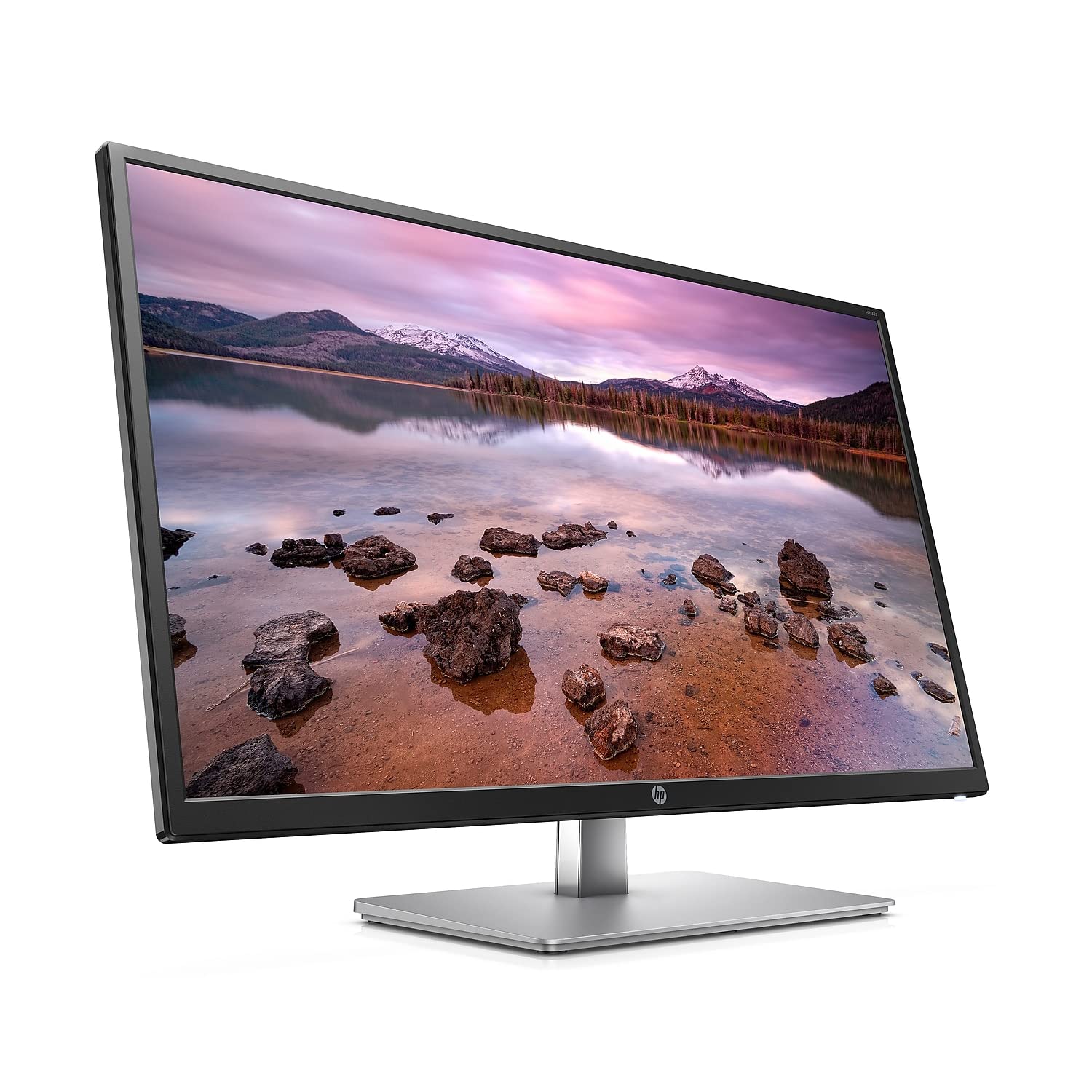 HP FHD IPS Monitor with Tilt Adjustment and Anti-Glare Panel- 32-Inch, Black/Silver