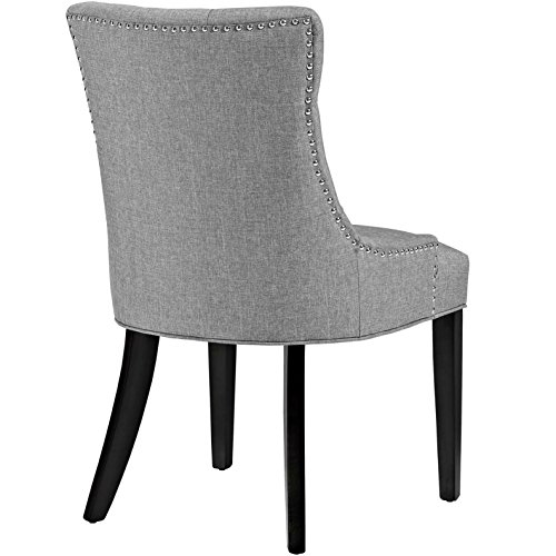 America Luxury - Chairs Modern Contemporary Urban Design Kitchen Room Dining Chair, Grey Gray, Fabric