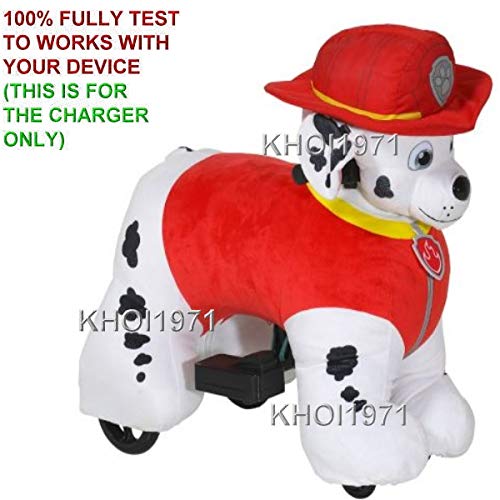 KHOI1971 Wall Charger AC Adapter Power Cable Cord Compatible with Dynacraft 8804-71 Paw Patrol Plush Marshall Ride-on 6V-Volt Battery