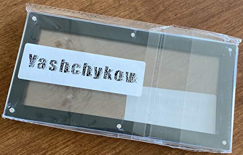 yashchykov Dollar Bill Frame - Money Frame Display - Currency Holder - Clear Picture Frame β Bill Holder (Black Acrylic)