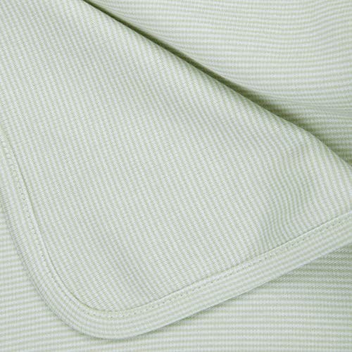 Tadpoles Interlock Cotton Receiving Blanket - Green | 32" x 32" | Made from 100% Cotton | Soft, Warm, Gentle & Durable | for Babies 0-12 Months | Ideal for Use as a Swaddle, Receiving Blanket & More
