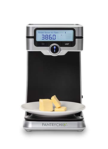 PantryChic SmartCanister, LARGE, Stores, Measures & Dispenses Dry Ingredients - PantryChic Smart Storage System SOLD SEPARATELY - BPA-Free Airtight Canisters Ideal for Flour, Sugar, Rice & Coffee