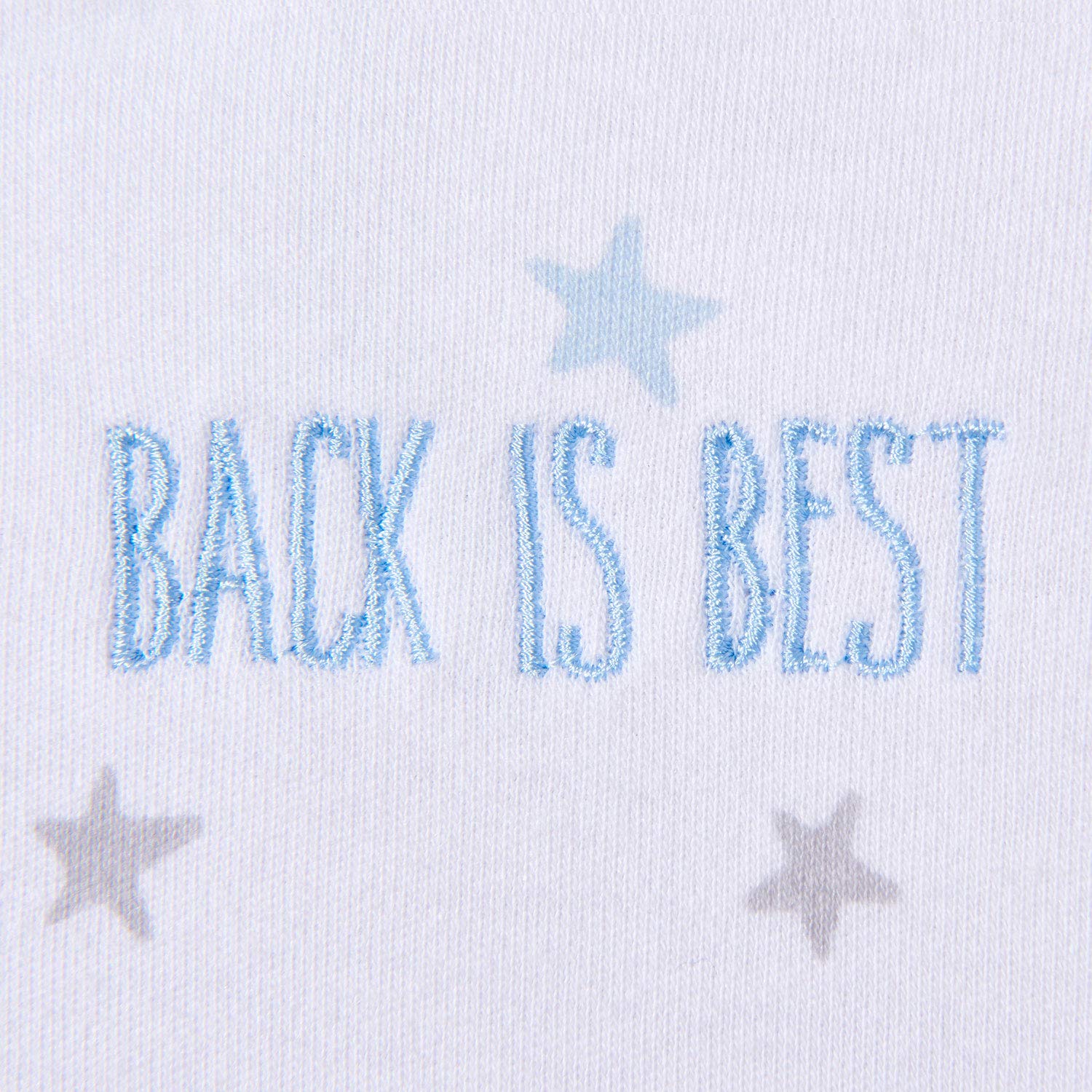 Halo 100% Cotton Sleepsack Swaddle Wearable Blanket, Blue Stars, Newborn