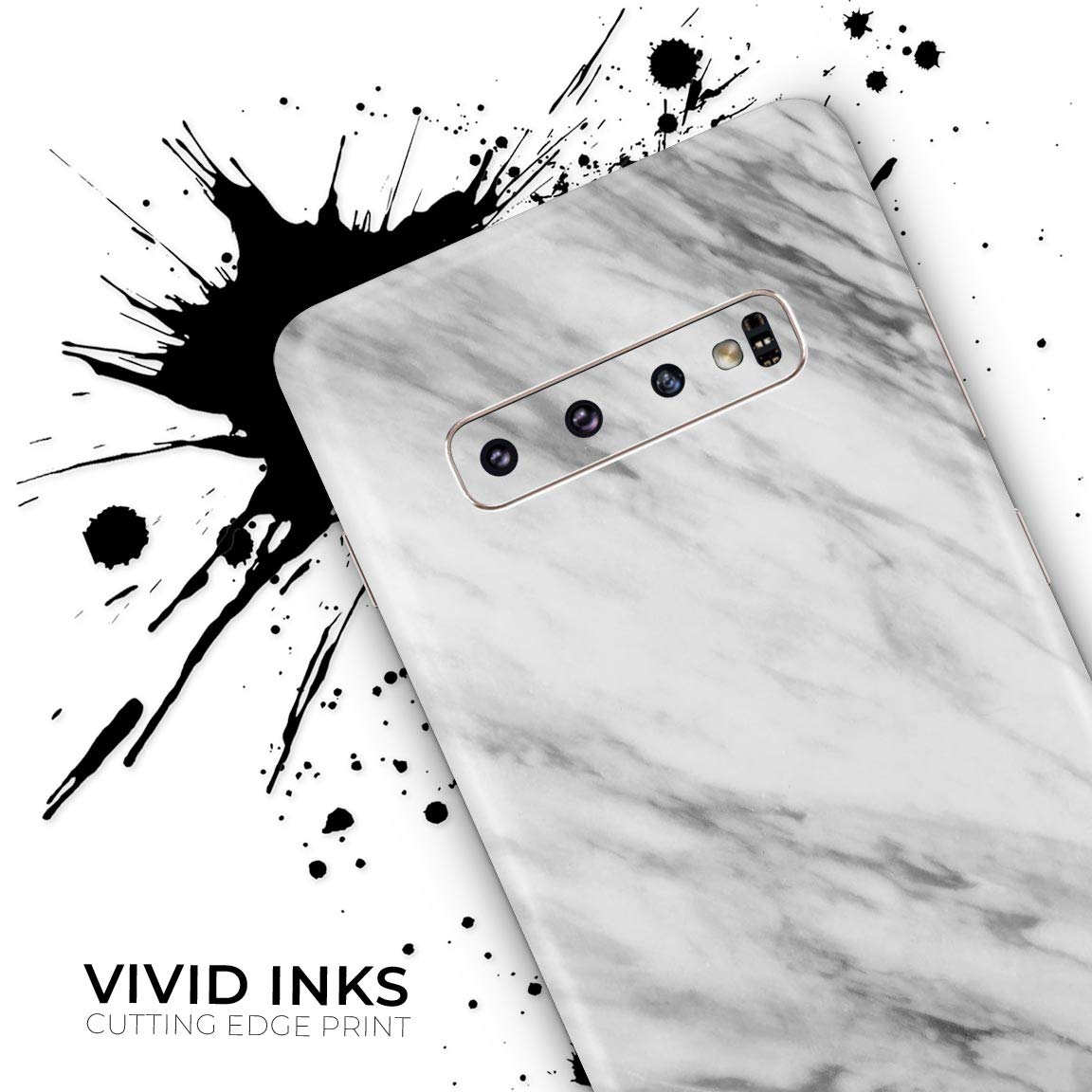 DesignSkinz Slate Marble Surface V10 Protective Vinyl Decal Wrap Skin Cover Compatible with The Samsung Galaxy S20 (Screen Trim & Back Glass Skin)