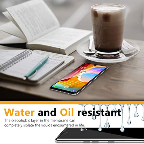 UniqueMe [2 Pack] Screen Protector Compatible for LG Velvet/LG Velvet 5G UW Tempered Glass,3D Full Coverage Film HD [Easy Installation] Edge to Edge Protection