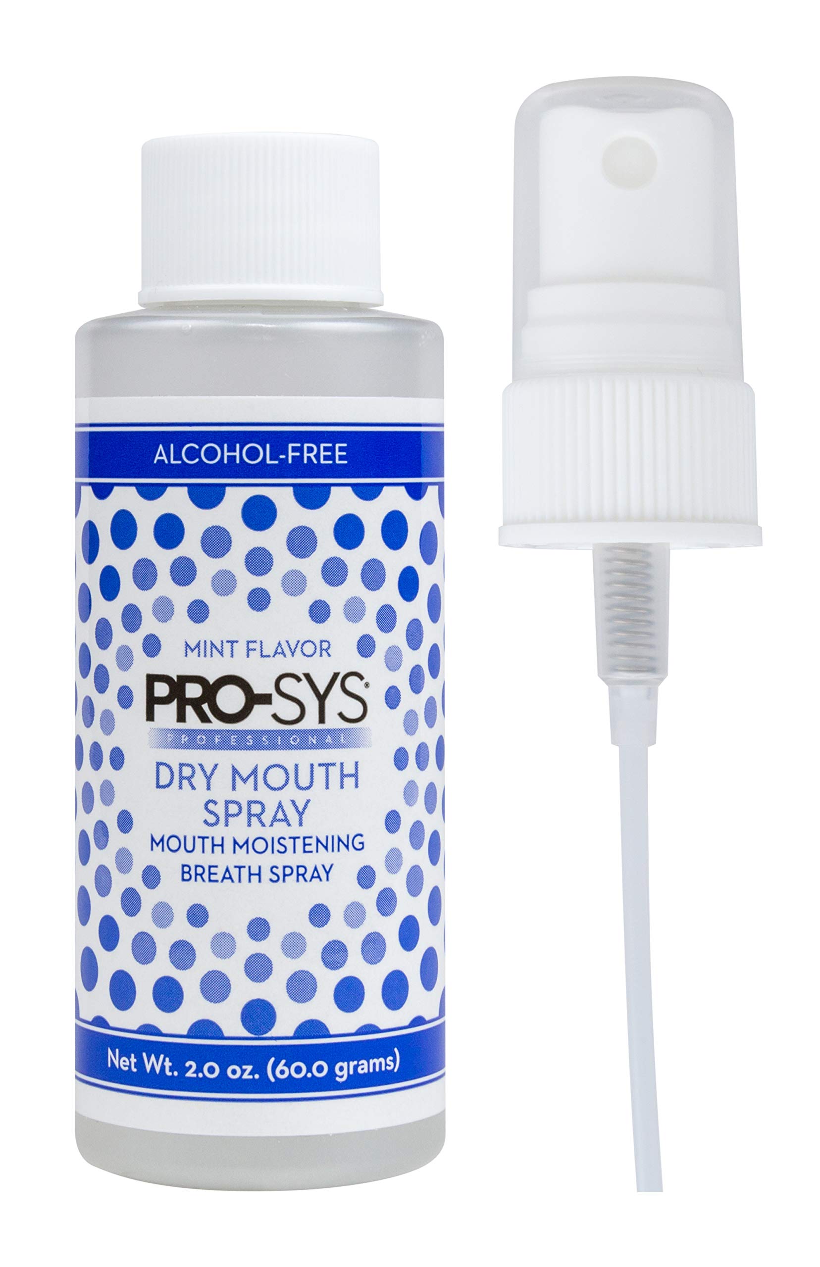 PRO-SYS® Dry Mouth Spray, Alcohol-Free, Sugar-Free, Mild Mint, 2 fl. oz. – 1 Bottle