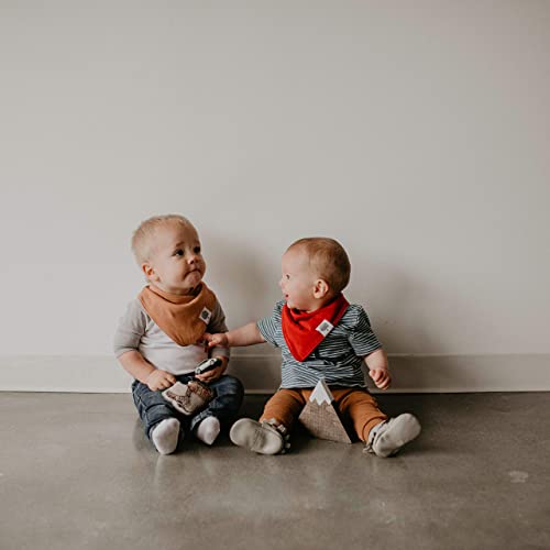 Parker Baby Bandana Drool Bibs β 8 Pack Baby Bibs for Boys, Girls, Unisex -"The Basics Set"