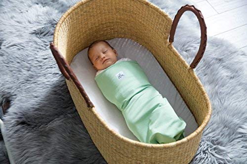 The Ollie Swaddle Bundle (Lavender & Meadow) - Helps to Reduce The Moro (Startle) Reflex -Made from a Custom Designed Moisture-Wicking Material-No overheating-Size Adjustable for All Months of Babies