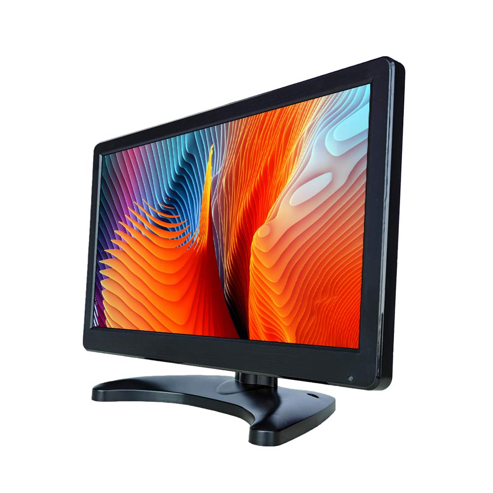 iChawk 11.6" 12" inch LCD Monitor 1920x1080p 16:9 Fullview IPS LCD Widescreen HDMI-in VGA Built-in Speaker Remote Control PC Monitor Display, for PS3, USB Port U-Disk Video Player W116PN-533
