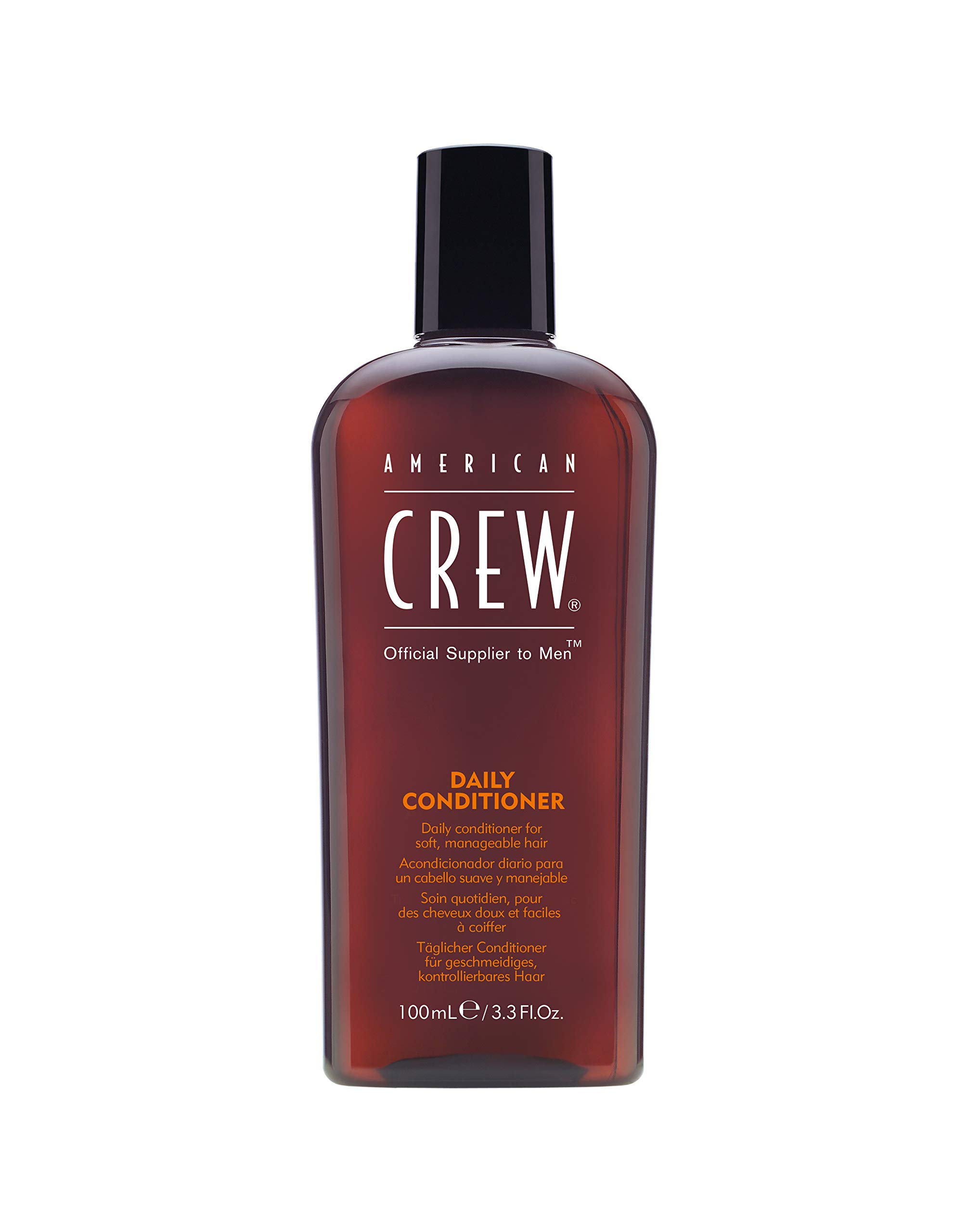Men's Conditioner by American Crew, Daily Conditioner for Soft, Manageable Hair, Naturally Derived, Vegan Formula, Citrus Mint, 3.3 Oz